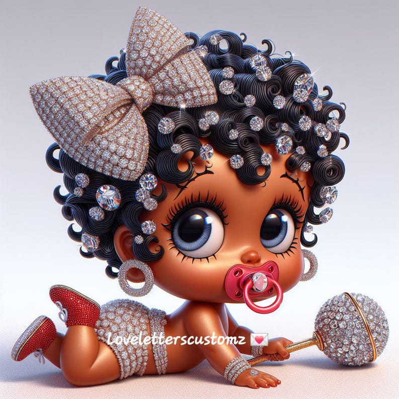 Diamond Baby Boop Plus a Bonus Photo - Etsy