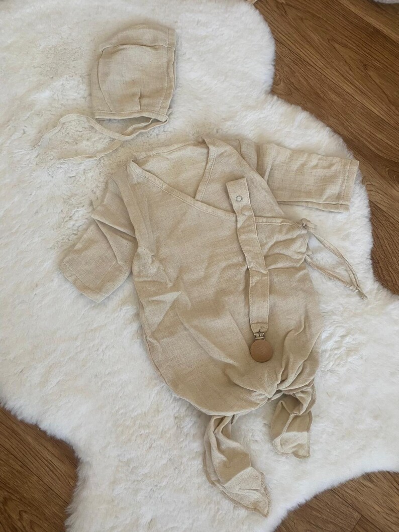 Set of 3 Baby Clothes, Newborn Baby Rompers, Knit Newborn Set, Newborn ...