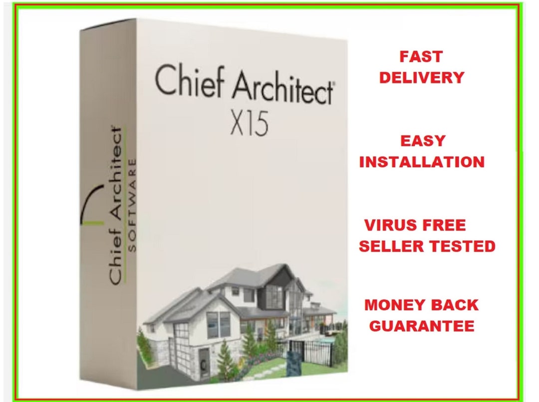 Chief Architect Premier X15 Full Version 100% Working Windows Only Easy Setup Money Back ...