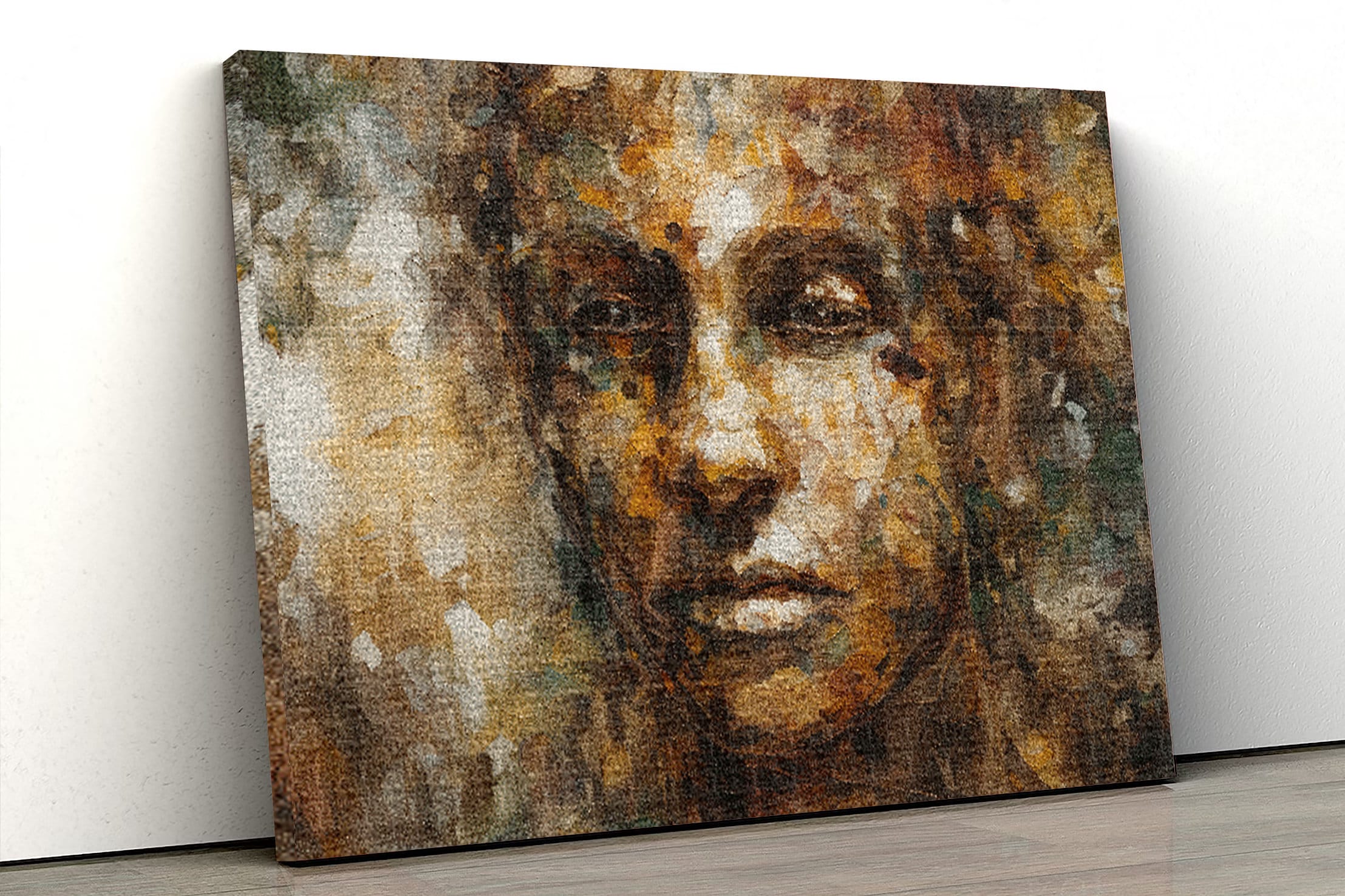 Human Face Design Canvas Wall Art, Human Face Poster, Wall Art, Wall ...