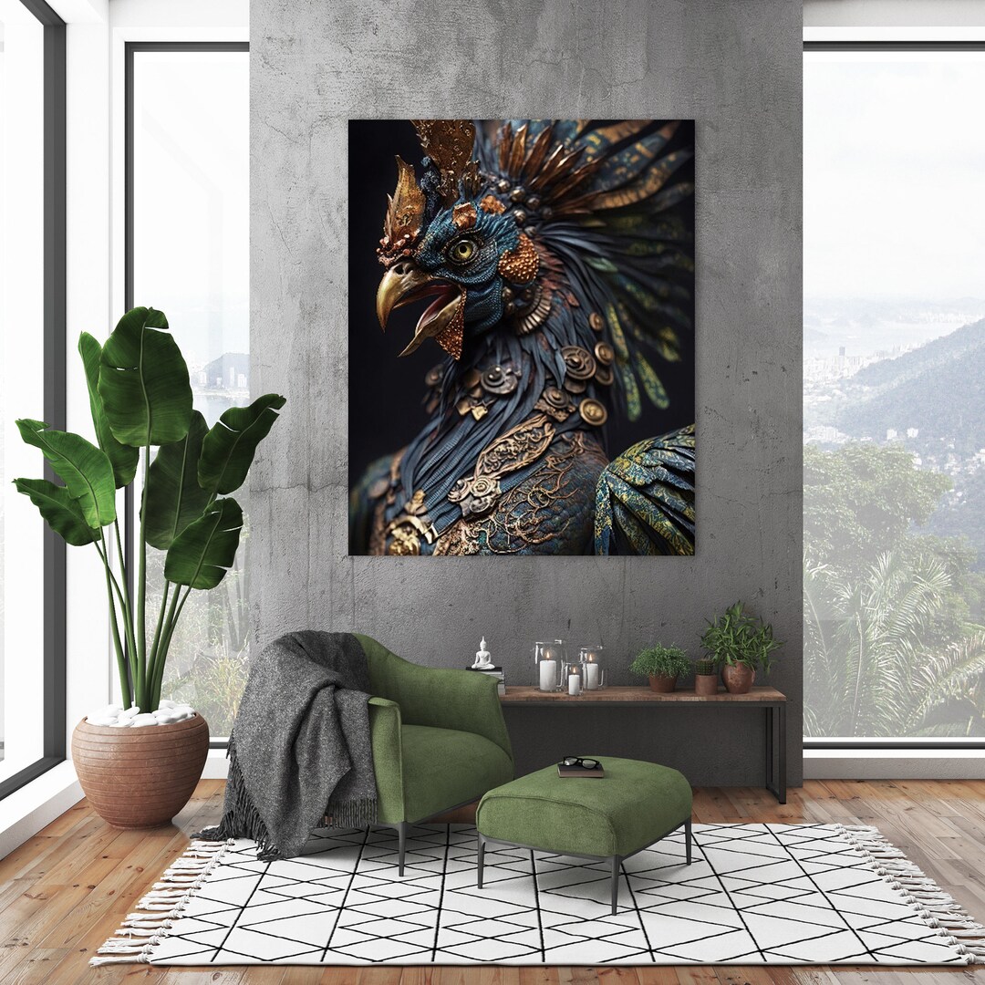 Noble Bird Design Canvas Wall Art, Noble Bird Design Poster, Wall Art ...