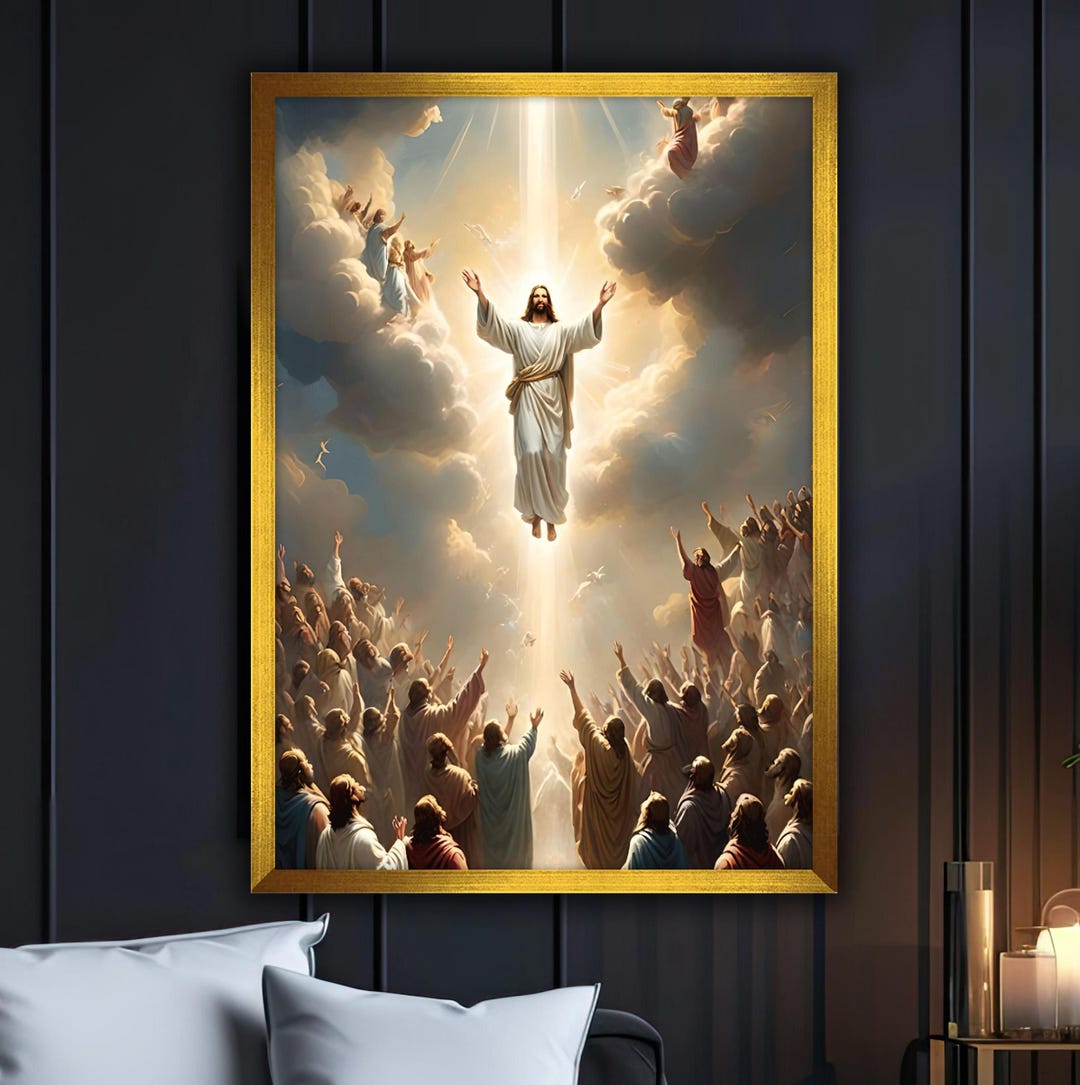 Jesus Christ Canvas Painting, Jesus Wall Painting, Christian Home Decor ...