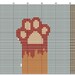 Adorable Cat Paws: Cross Stitch Pattern for Animal Lovers, Ready to ...