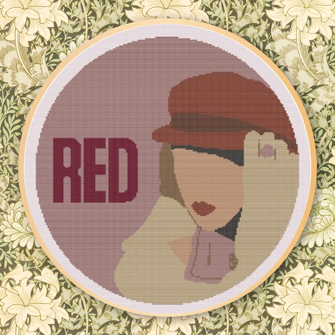 Taylor Swift Cross Stitch Pattern, Red Taylor's Version, Taylor Swift ...