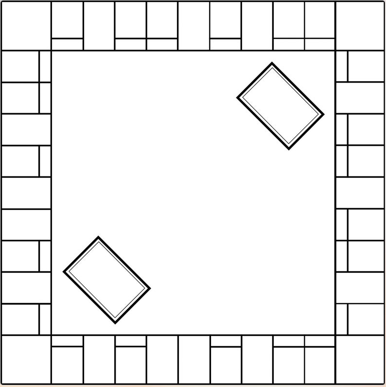 Blank Monopoly Template Bundle - Etsy