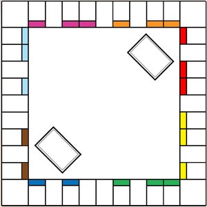 Blank Monopoly Template Bundle - Etsy