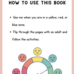 Emotional Regulation Booklet - Etsy