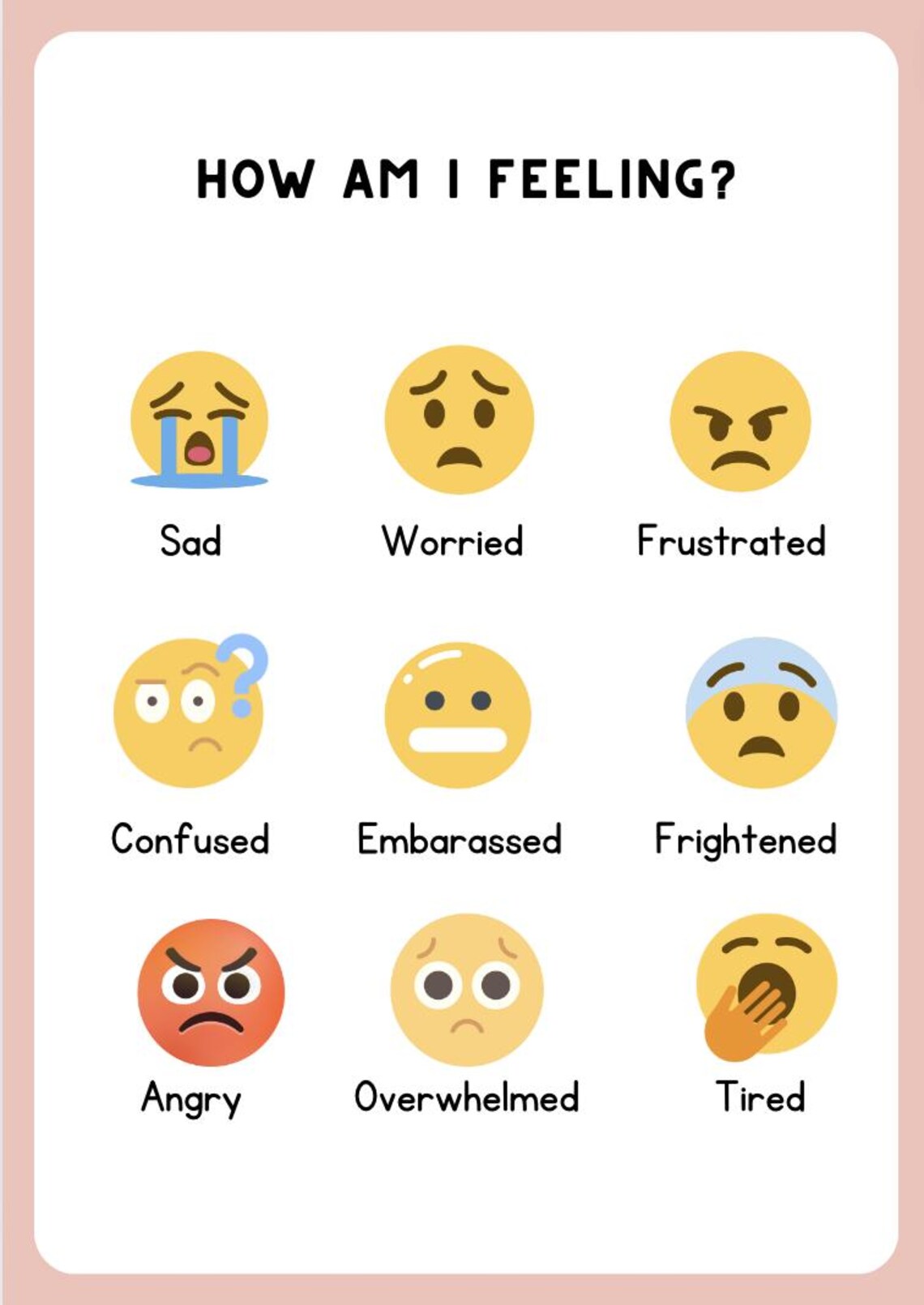 Emotional Regulation Booklet - Etsy