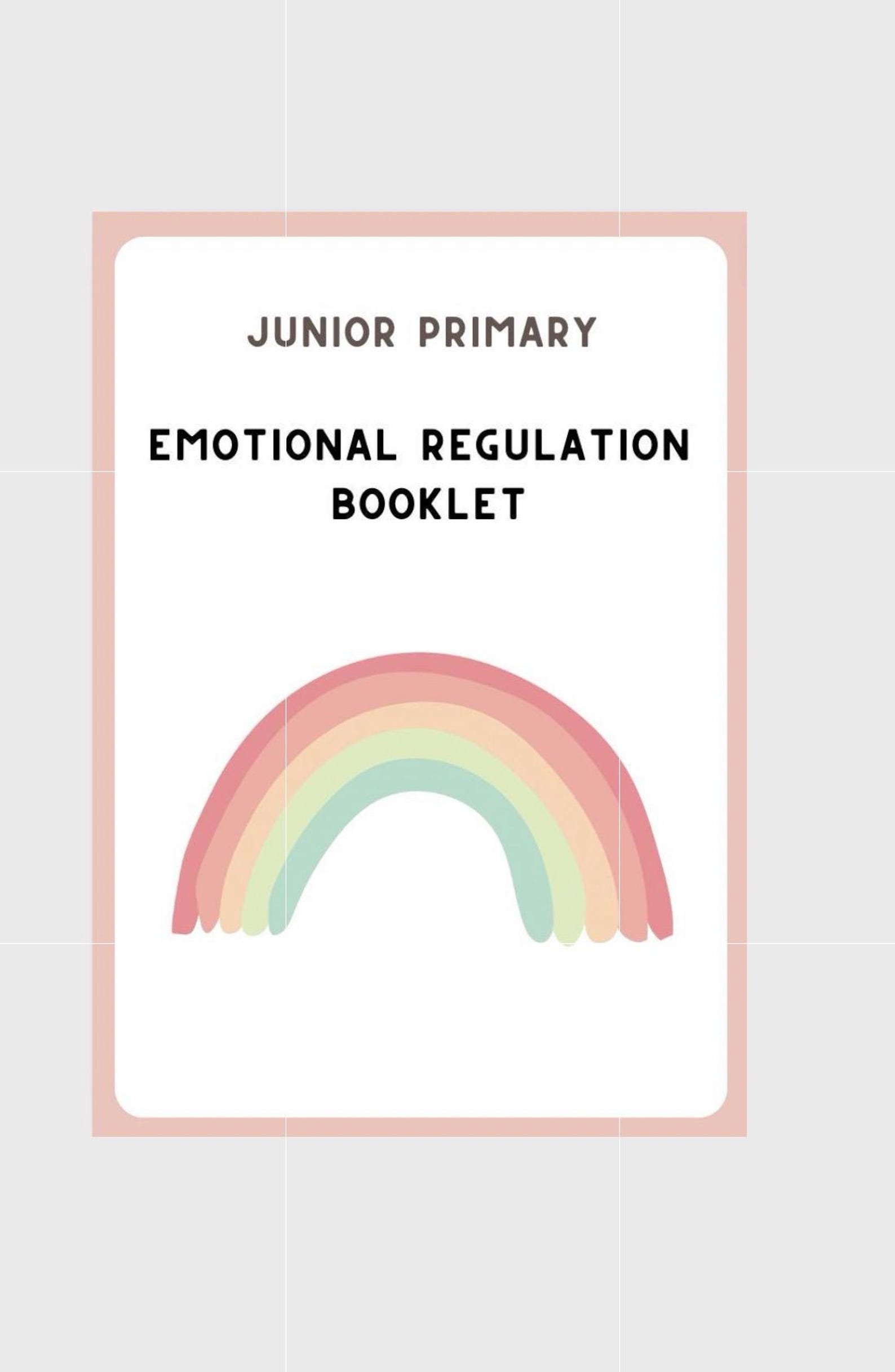 Emotional Regulation Booklet - Etsy