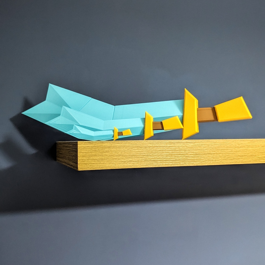 3D Printed OSRS Rune Scimitar Desk Ornament - Etsy