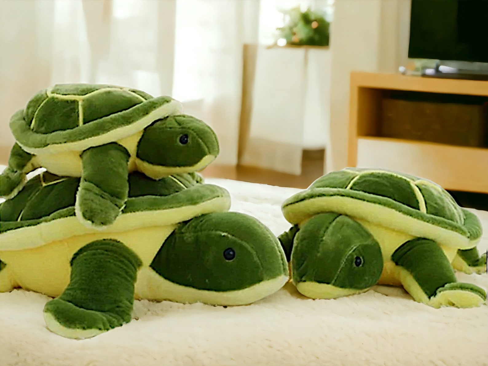 Giant Turtle Stuffed Animal Large Stuffed Sea Turtle Plush Toy Big ...