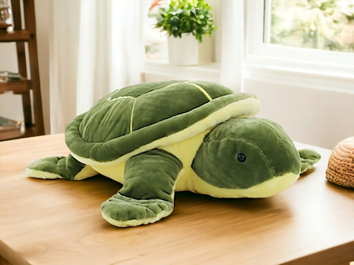 Giant Turtle Stuffed Animal Large Stuffed Sea Turtle Plush Toy Big Stuffed Turtle Pillow Plush ...