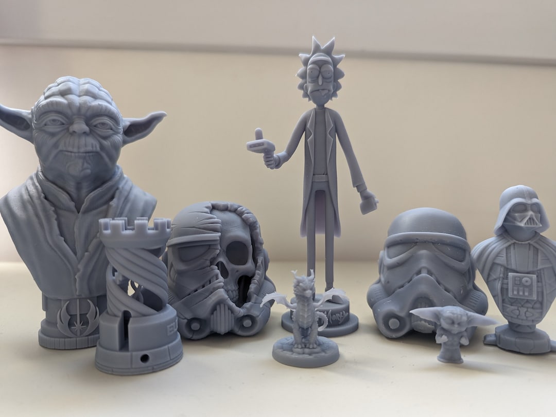 Miniatures Resin 3D Printing Service - Etsy