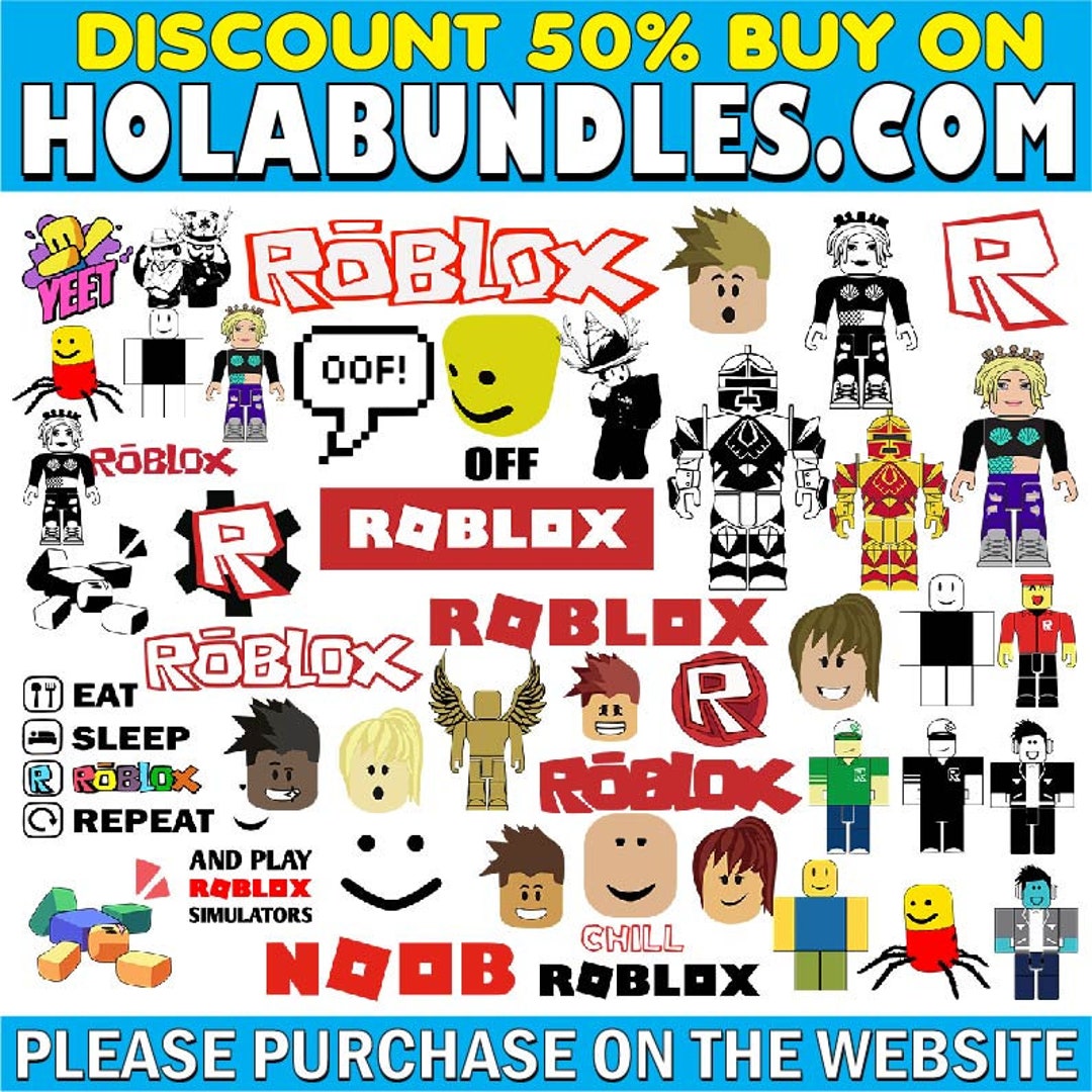 Roblox Bundle Svg, Roblox Svg Bundle, Roblox Font, Roblox Svg, Roblox ...
