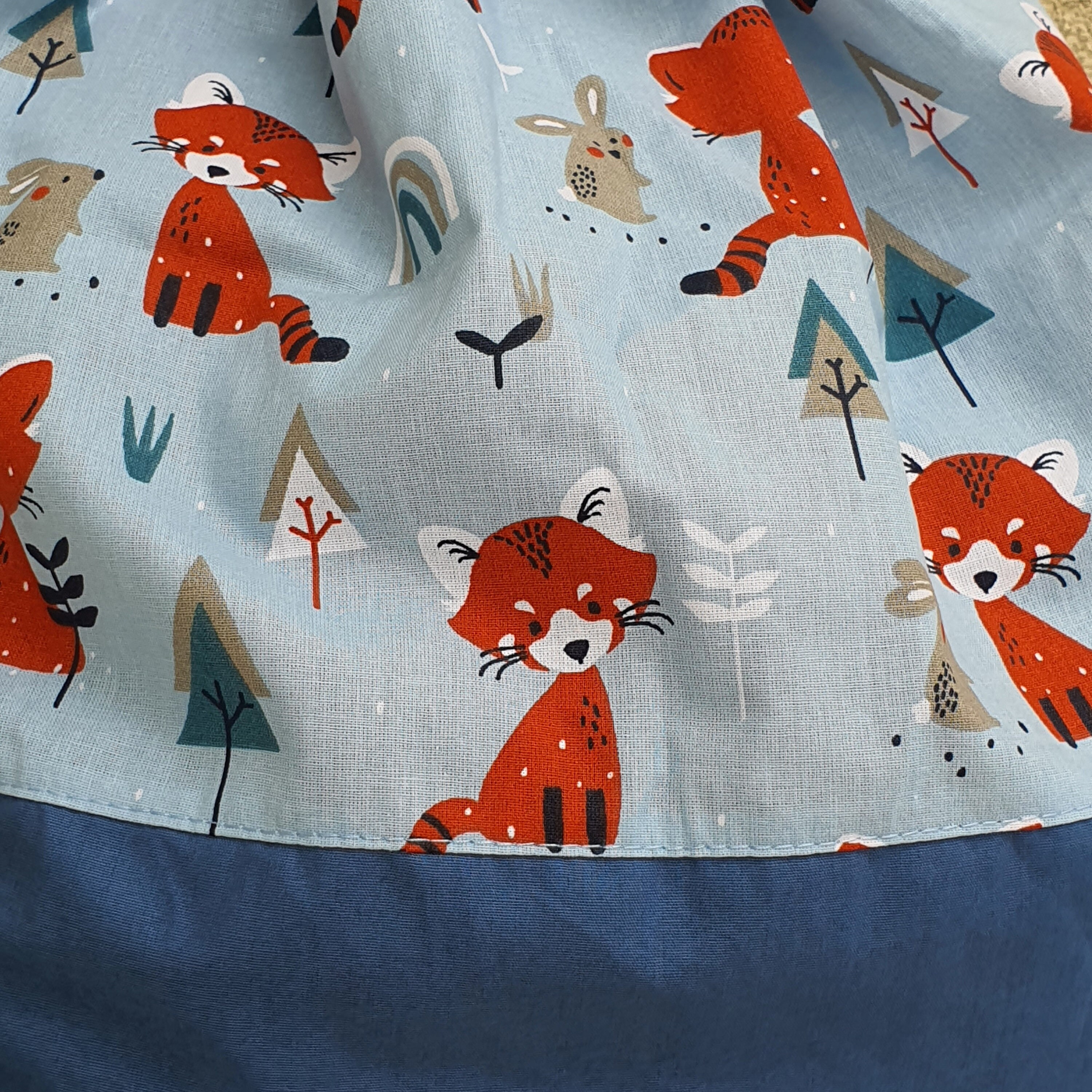 Cute Fox Drawstring Bag for Children, Sports Kit Bag, Gym Bag, Storage ...