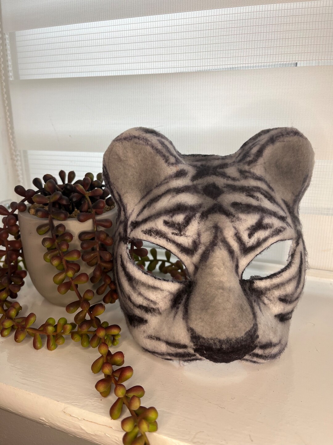 White Tiger Mask / Quadrobist-therian Mask - Etsy