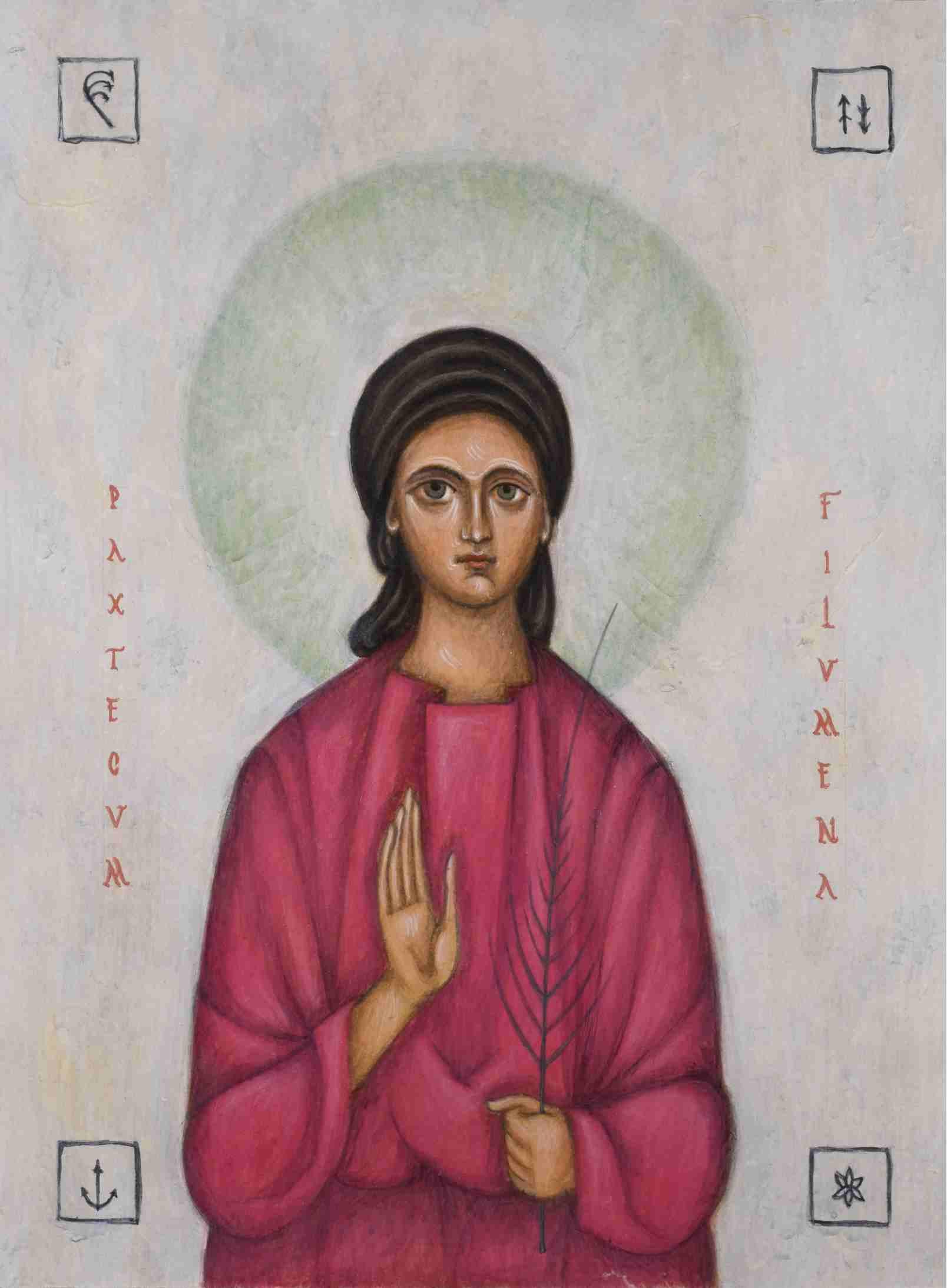 Saint Philomena Icon Print. A4 Size. - Etsy