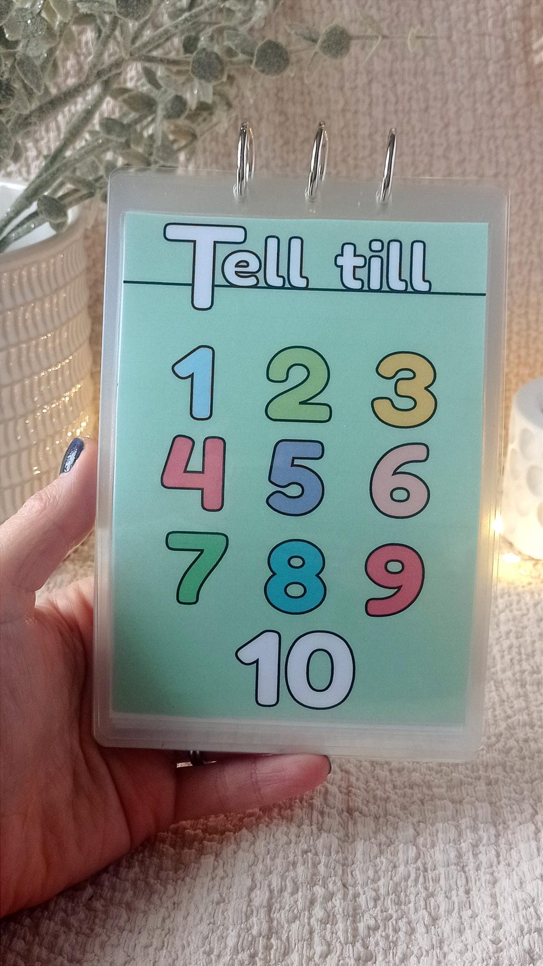 Norwegian Numbers Flashcards | Tallkort 0-10 | Montessori Learning ...