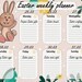 Easter Day and Week Planner for Kids - Etsy