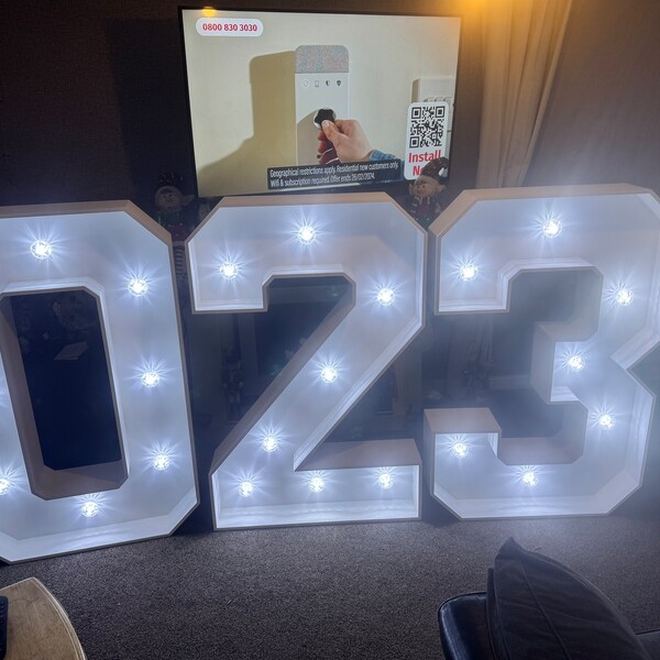 4ft Numbers - Etsy UK