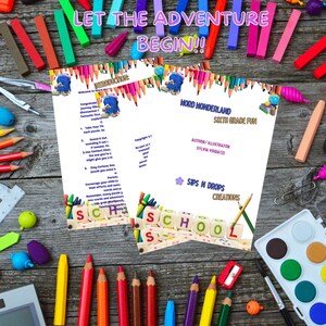 50 Word Wonderland 6th Grade Fun for Kids Ages 11-12 , Word Search ...