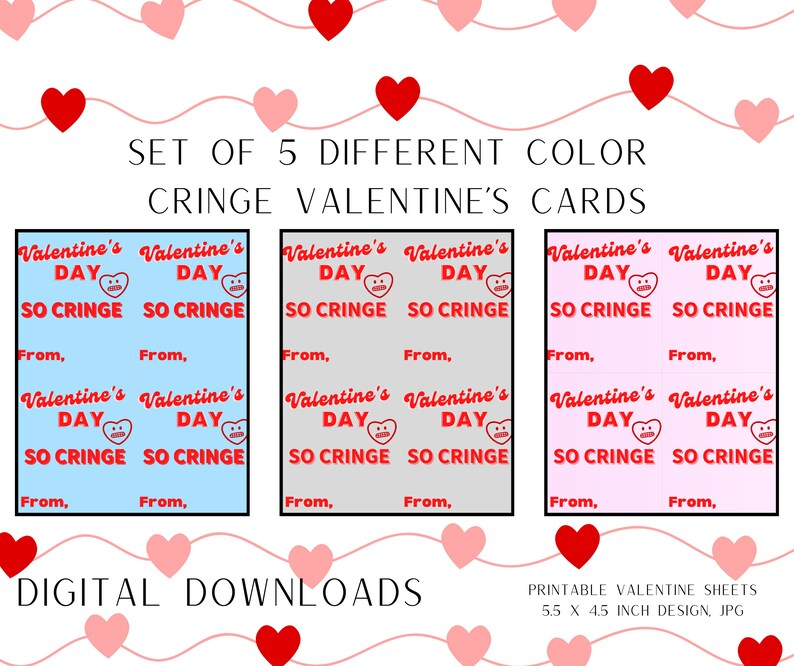 Printable Valentine's Day Cards for Kids | School and Classroom ...