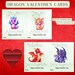 Printable Dragon Valentine's Day Cards for Kids | School and Classroom ...