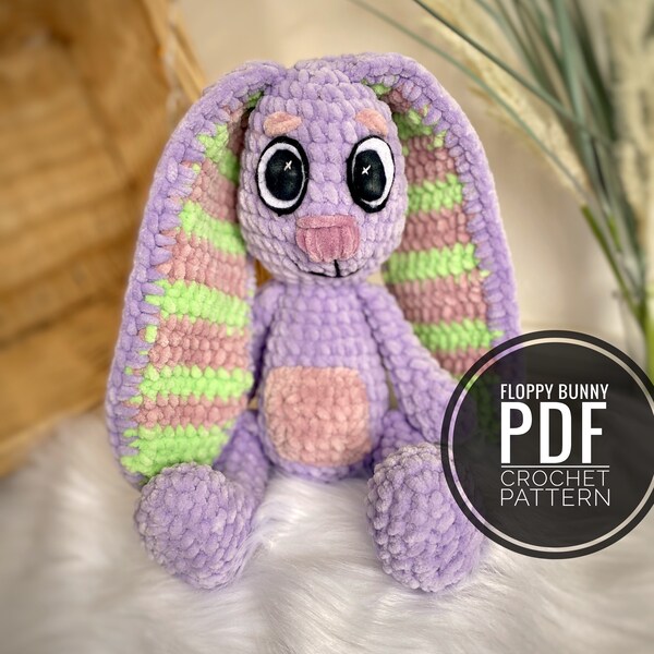 Bluey Floppy Bunny Crochet - Etsy