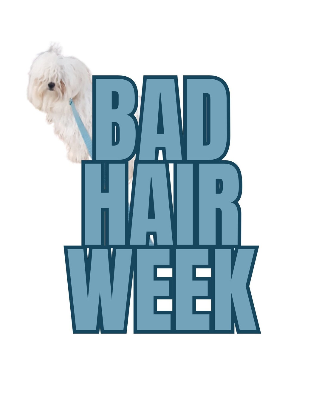 Funny T Shirt Bad Hair Week - Etsy