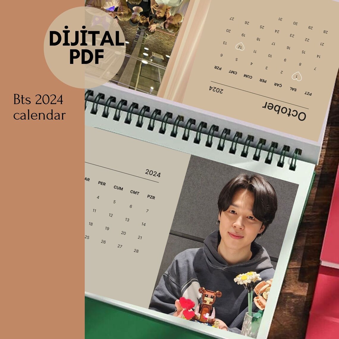 BTS Calendar Digital, 2024 Bts Calendar Digital. 2024 Calendar,bts 2024 ...