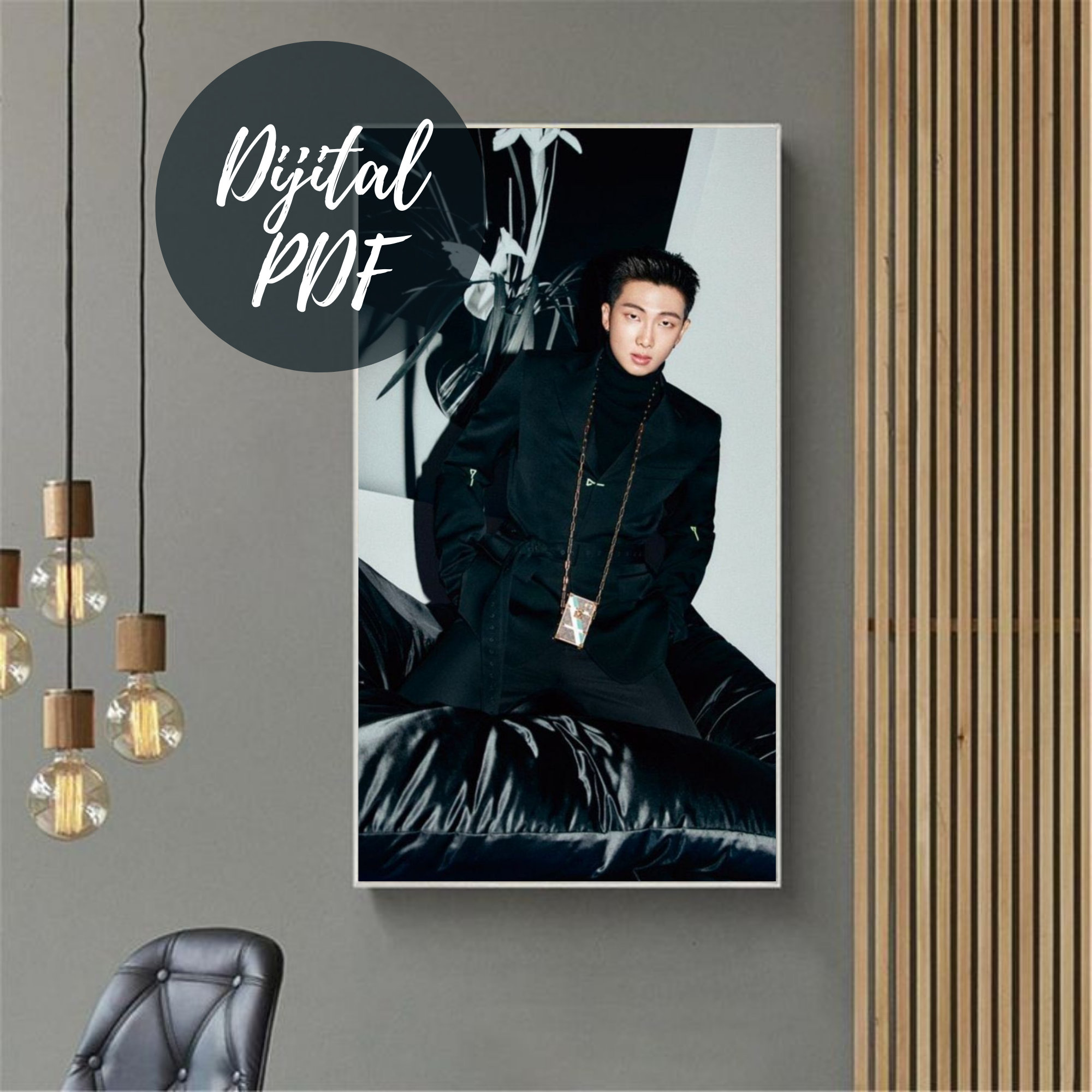 3 RM Poster,kim Namjoon,namjoon Digital Poster,namjoon Indigo Poster ...