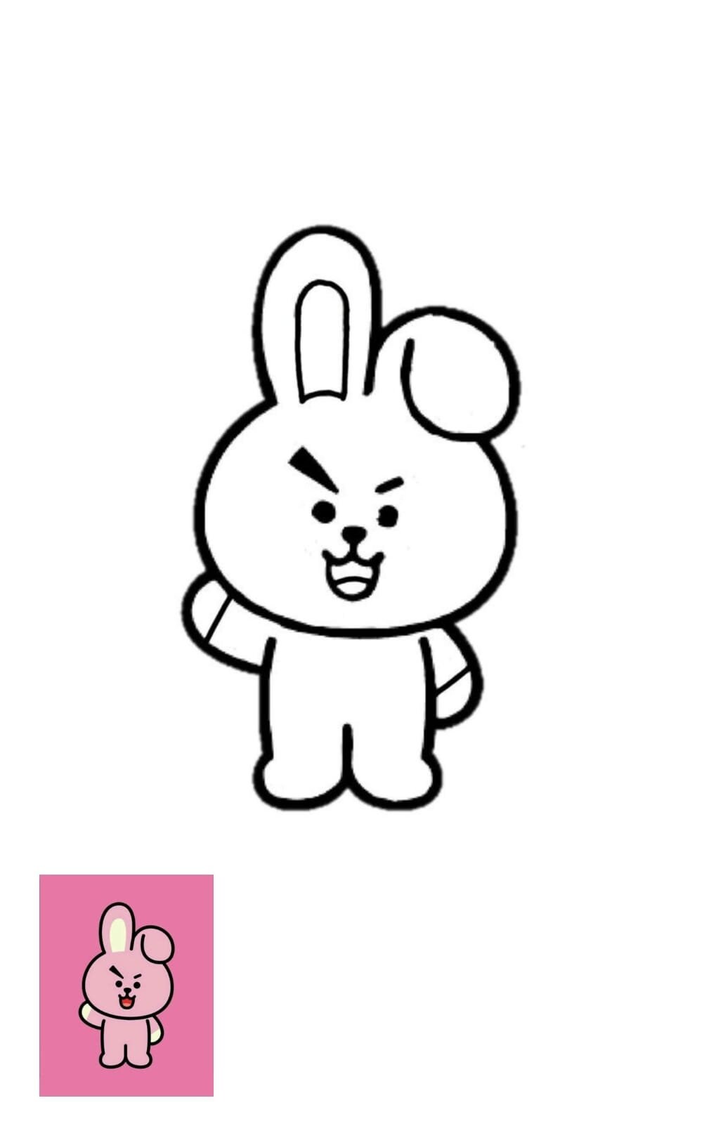 19 Coloring Pages,bts Coloring Book,bt21 Coloring Book,cartoon Digital ...