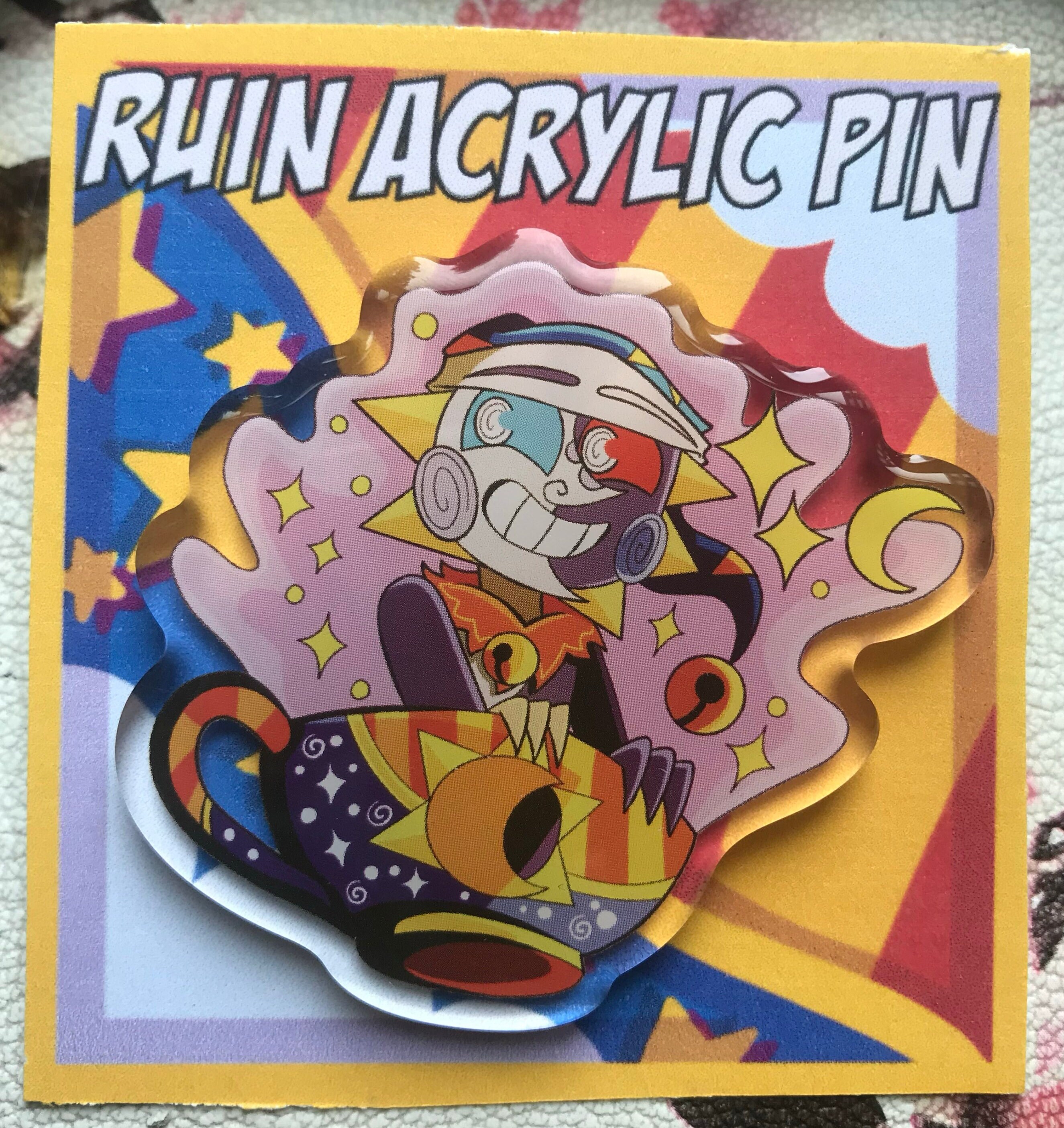 Sun and Moon Show Ruin Acrylic Pin - Etsy