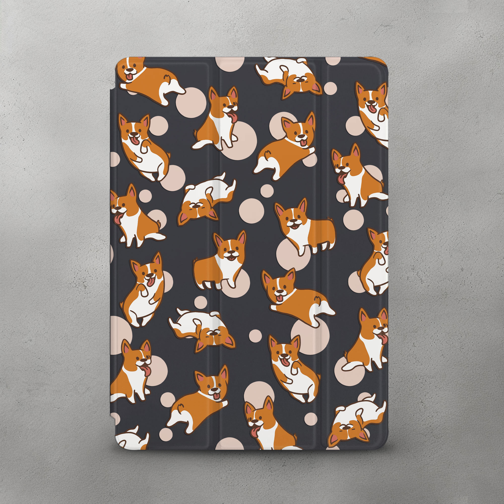 Kawaii Corgi Dog Art Case for Apple iPad Pro 9.7 10.5 11 12.9 2021 2019 ...