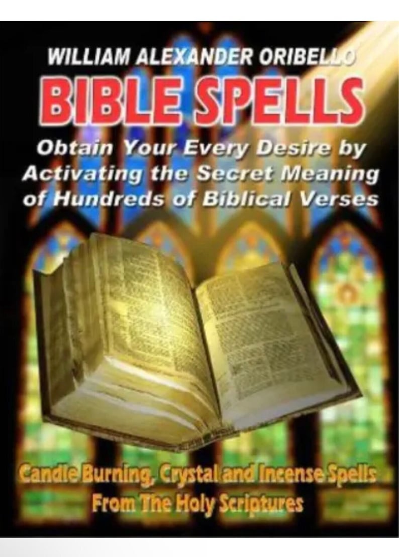 Bible Spells by William Alexander Oribello Instant Digital Download Pdf ...
