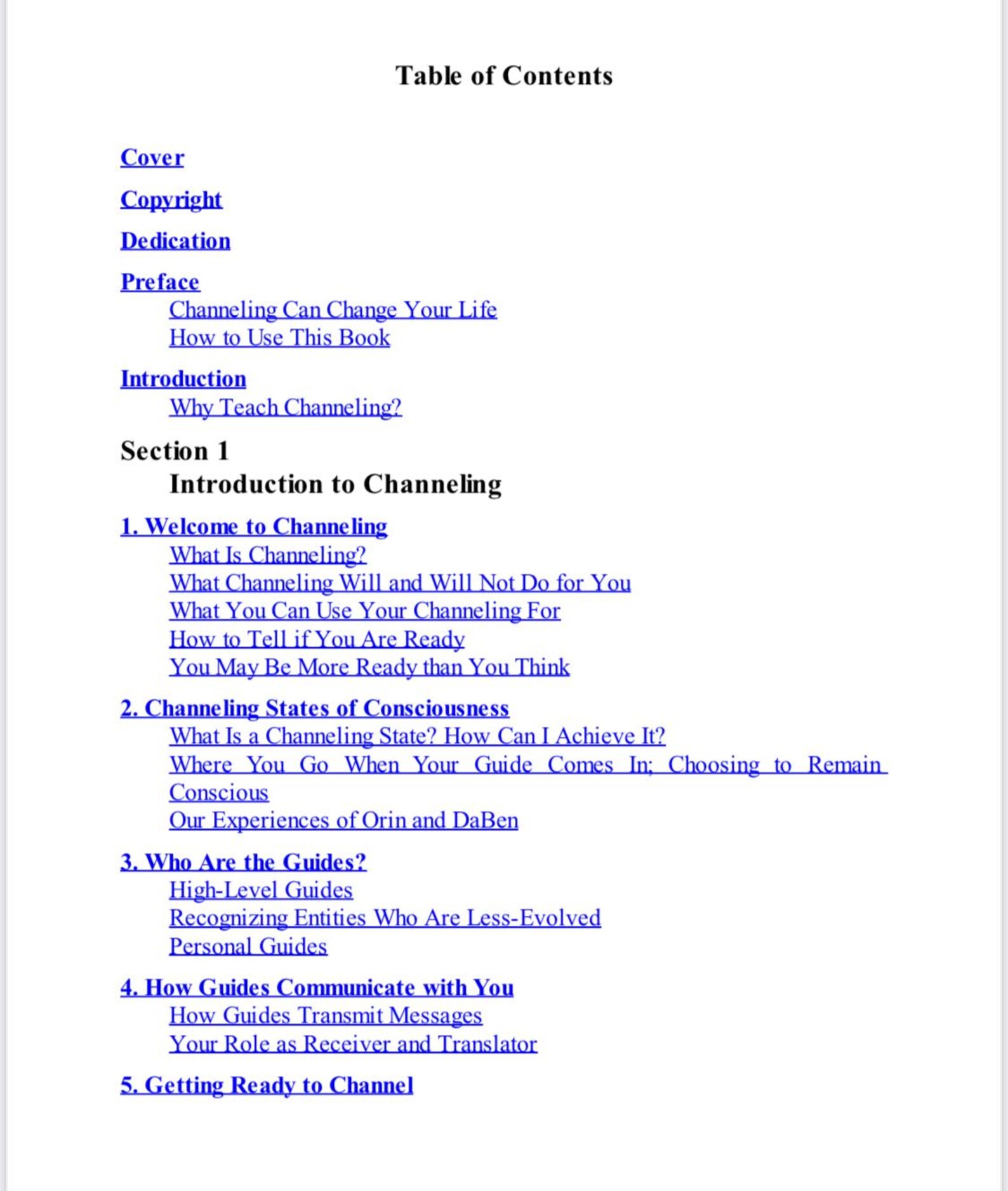 Opening to Channel Pdf - Etsy