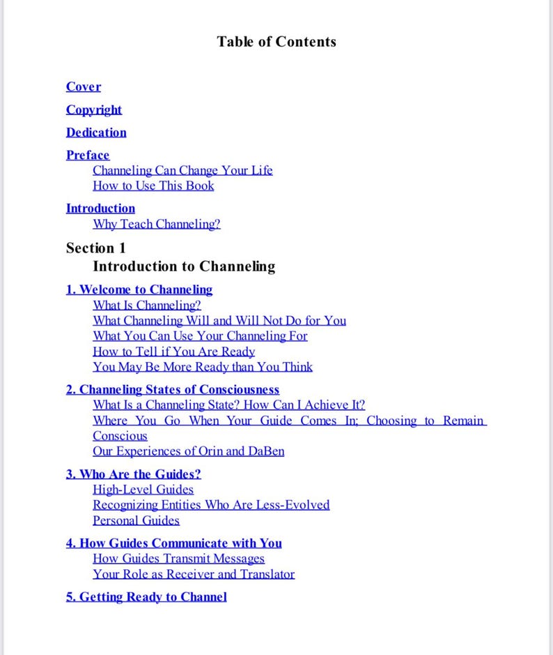 Opening to Channel Pdf - Etsy