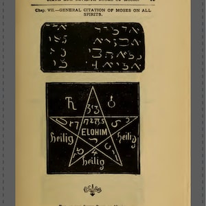 SIXTH & SEVENTH BOOK of Moses Download Books of Moses Pdf - Etsy