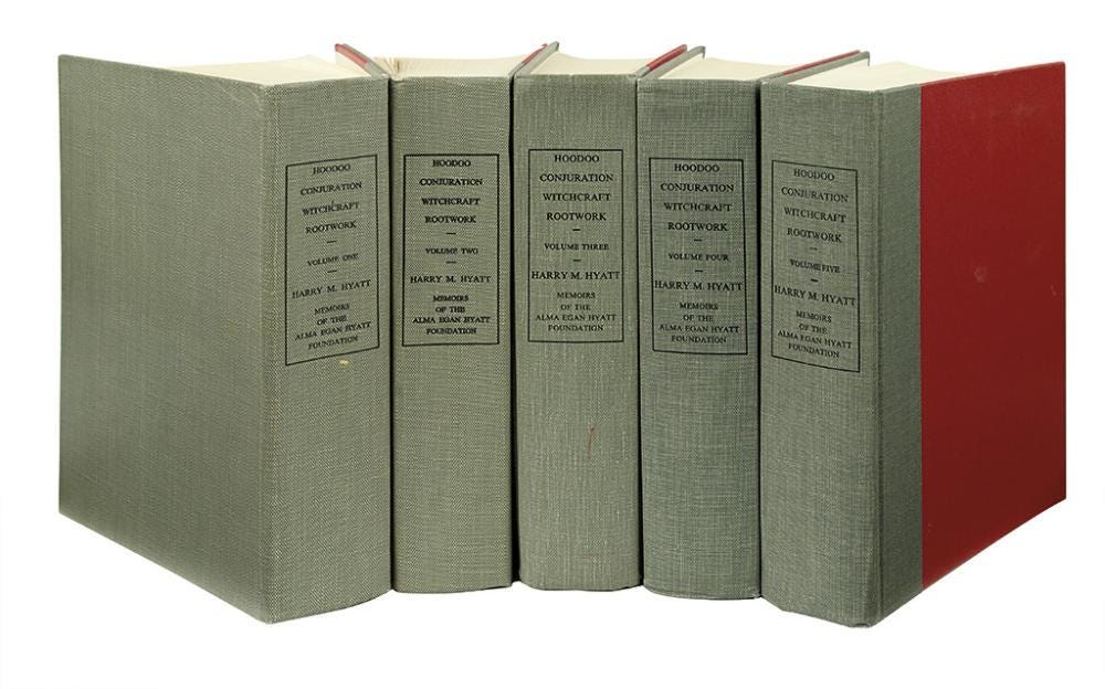 Hoodoo Conjuration Witchcraft Rootwork Harry Middleton Hyatt (HCWR ...
