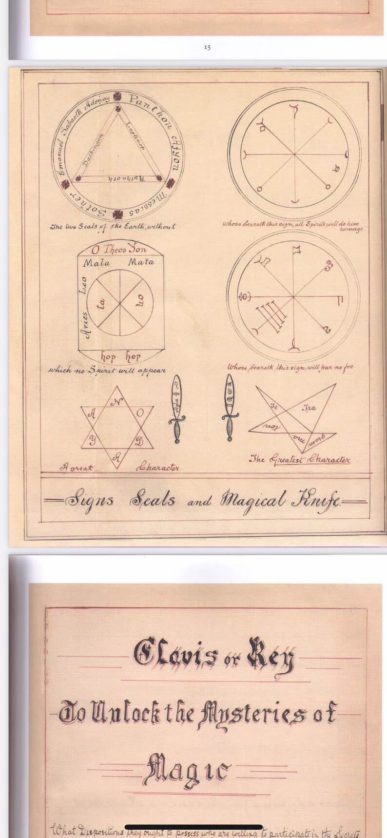 The Clavis or Key to the Magic of Solomon.pdf Instant Digital Download ...