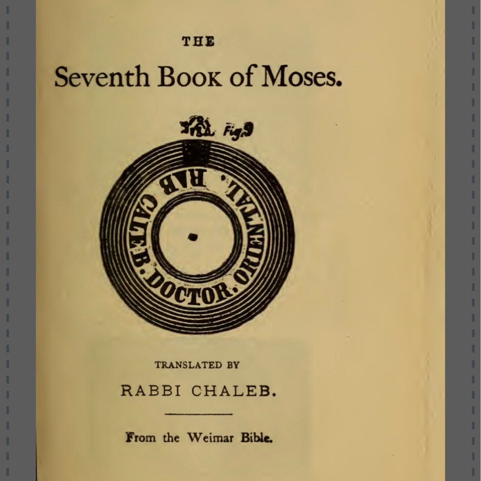 SIXTH & SEVENTH BOOK of Moses Download Books of Moses Pdf - Etsy