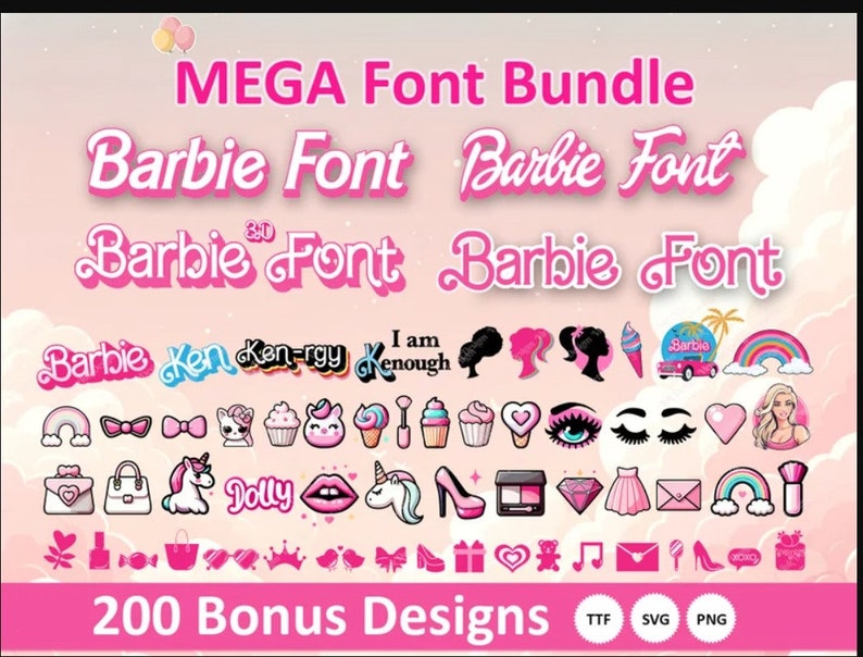 Dolly SVG Bundle for Cricut and Sublimation, Clipart Digital Designs ...