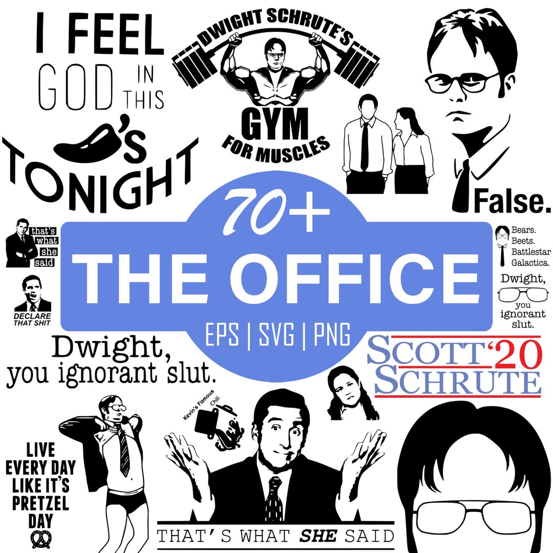 The Office SVG Bundle the Office SVG the Office PNG the Office the ...