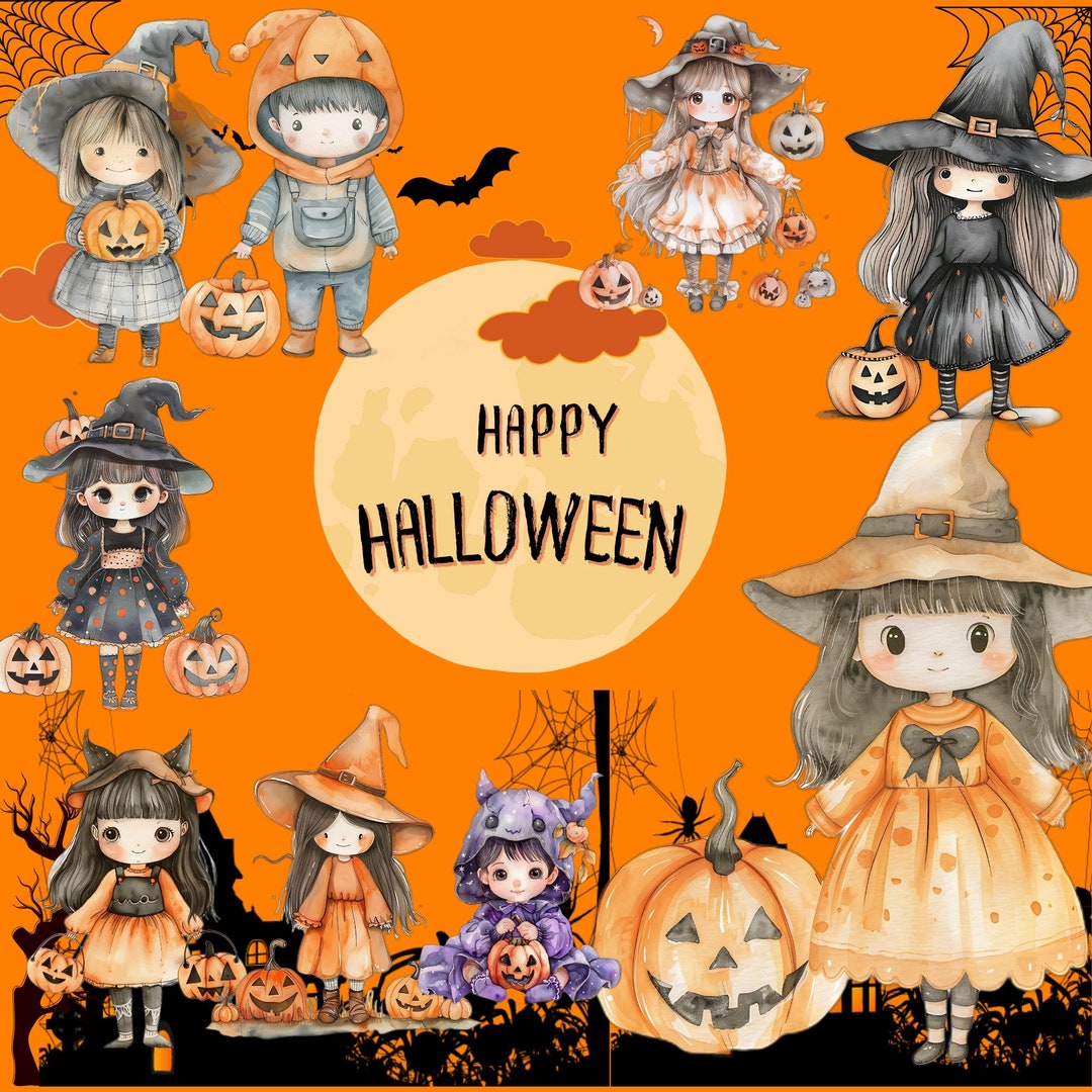 Happy Halloween Digital Art. - Etsy
