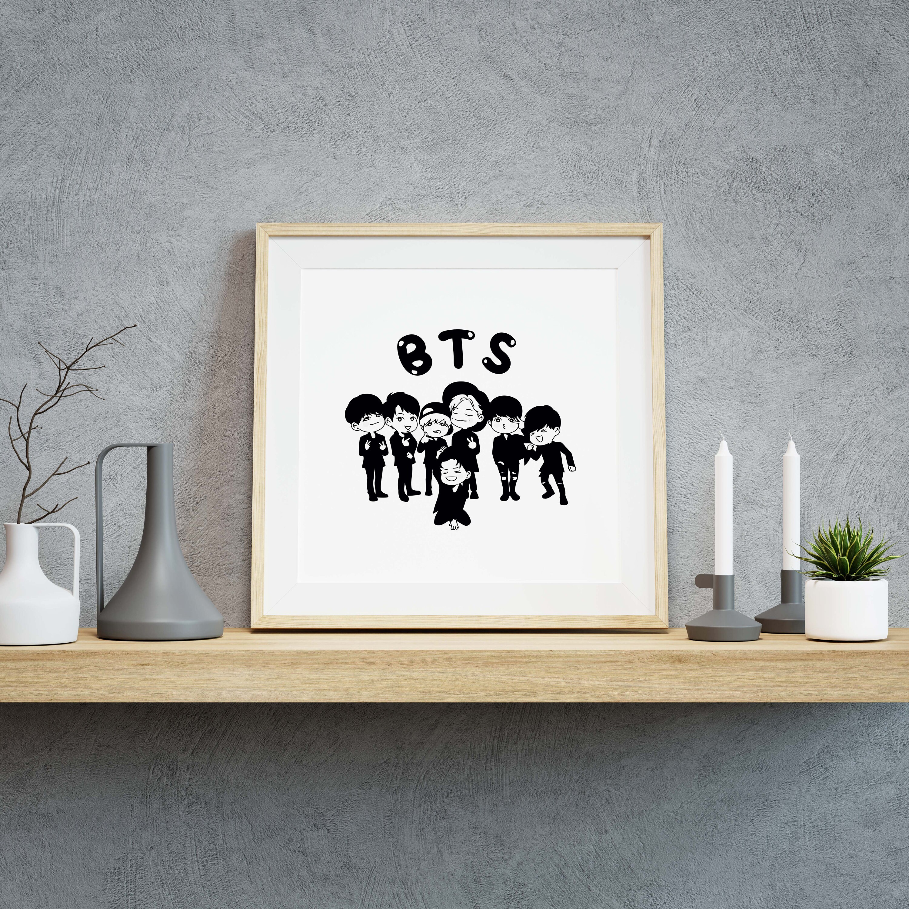 BTS Svg Bundle Bts Png Kpop Svg Files for Cricut Bts Clipart Stray Kids ...