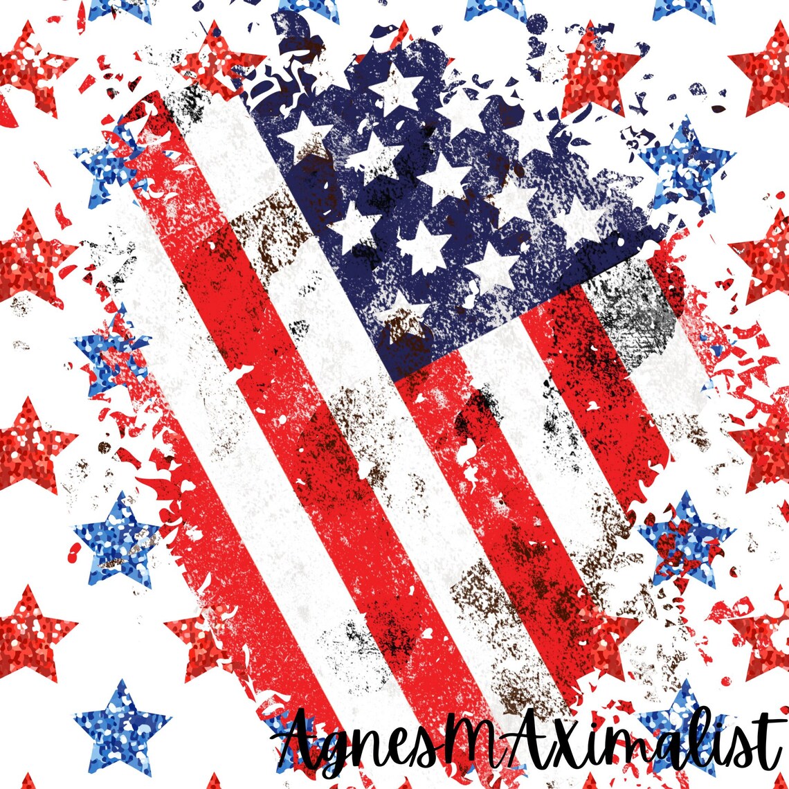 USA Flag Clipart, 4th of July Clipart, American Flag Clipart, Printable ...