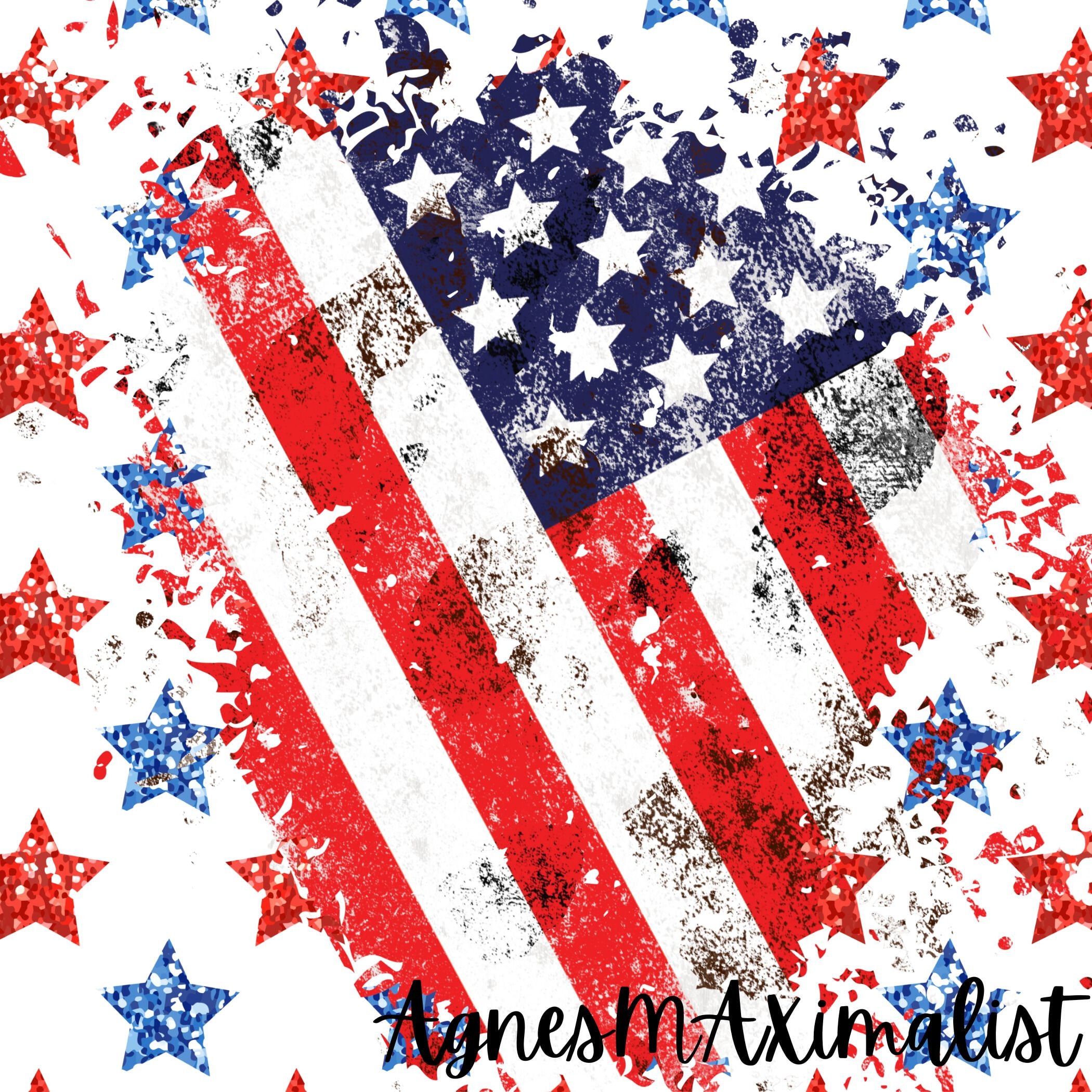 USA Flag Clipart, 4th of July Clipart, American Flag Clipart, Printable ...