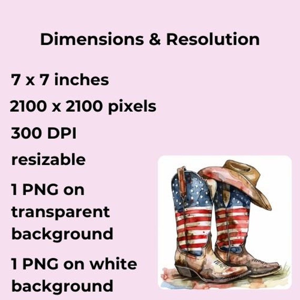Cowboy Boots Clipart, Watercolor Cowboy Boots PNG, Western Art ...