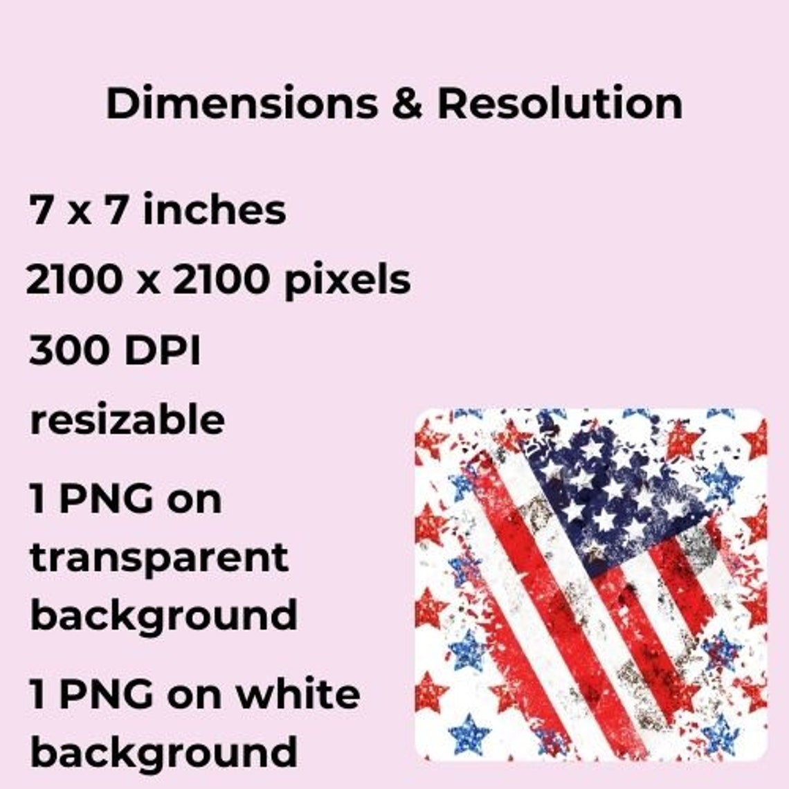 USA Flag Clipart, 4th of July Clipart, American Flag Clipart, Printable ...