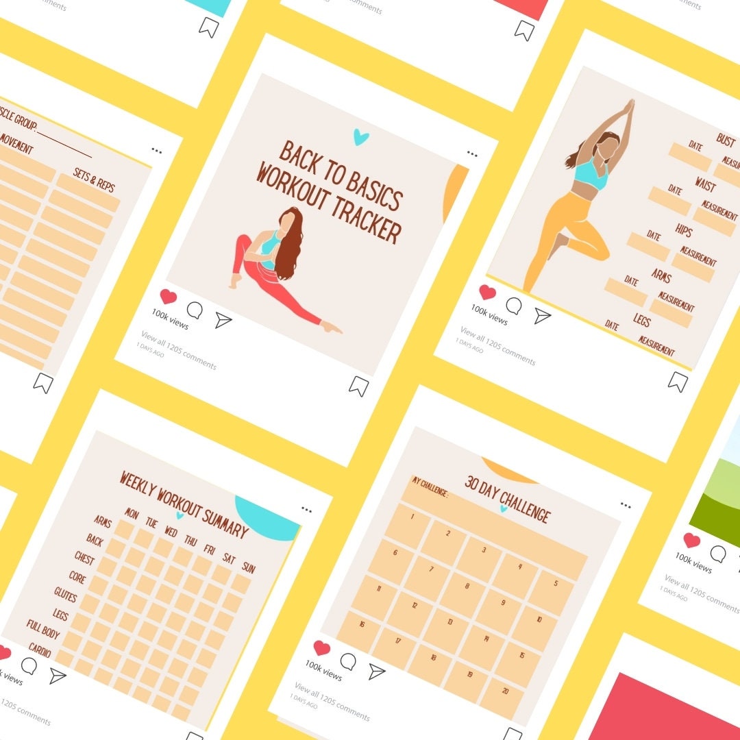 Back to Basics Workout Tracker - Etsy
